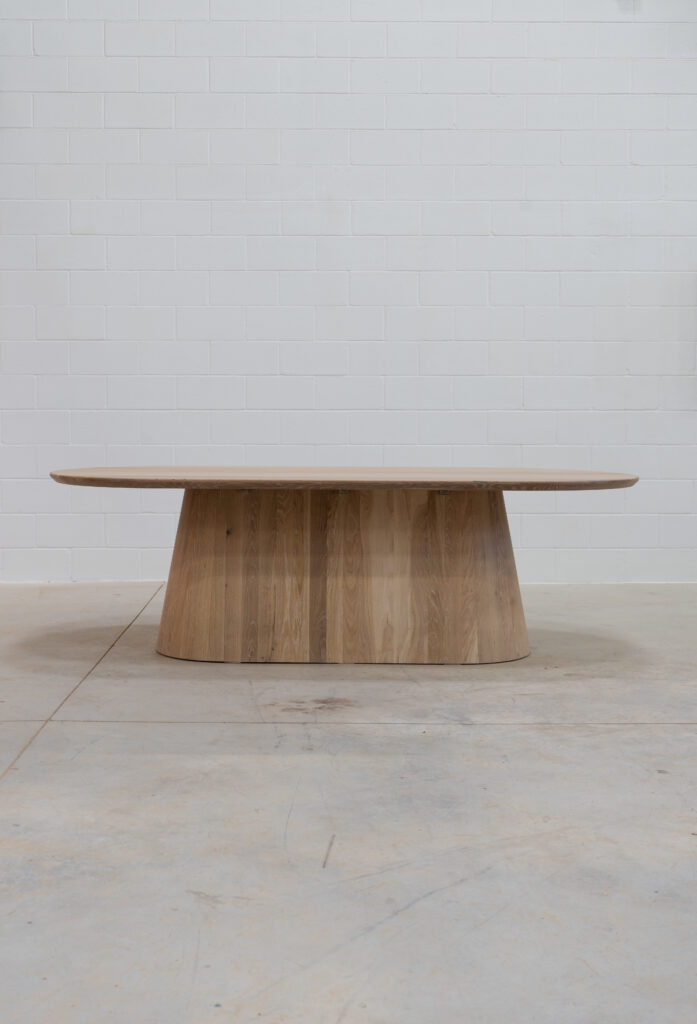 Coliseum Dining Table - Steel and Timber Custom Designs