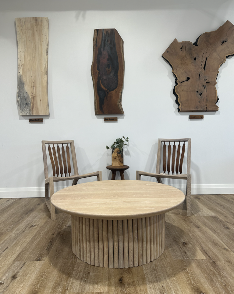 London Coffee Table - Steel and Timber Custom Designs