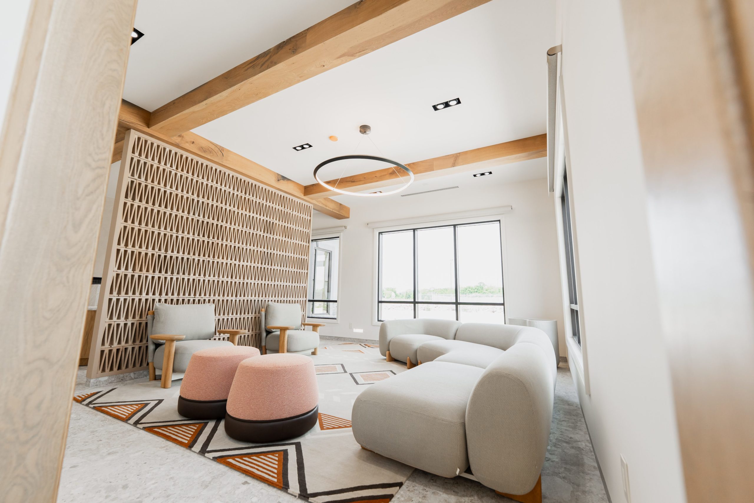 Who said a Reception Area couldn't be beautiful! - Steel and Timber ...